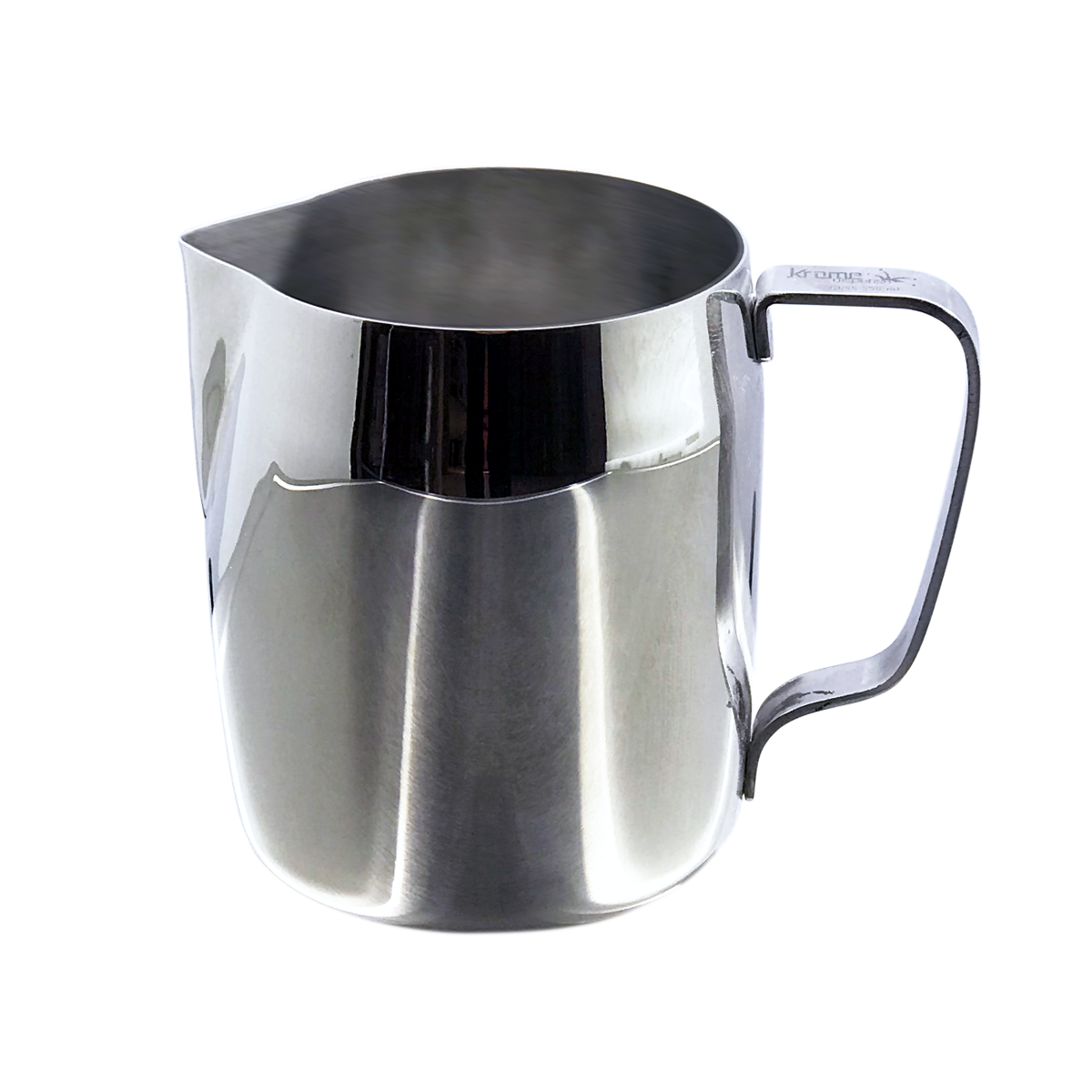 Krome Milk Pitcher 13.5 Oz Stainless Steel – National Cappuccino